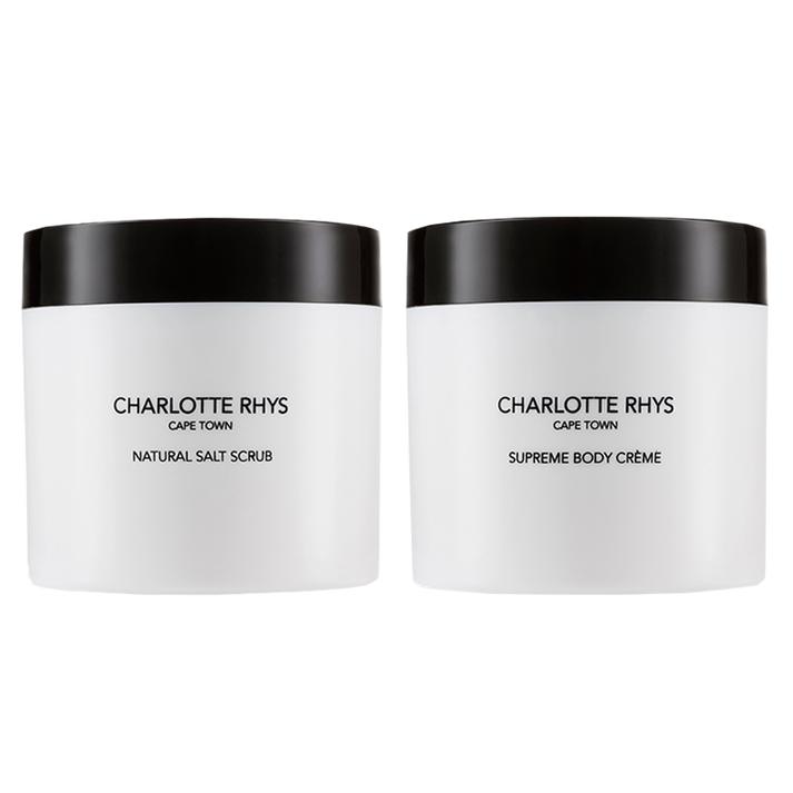 Natural Salt Scrub & Supreme Body Créme Set - Spring Flowers ...